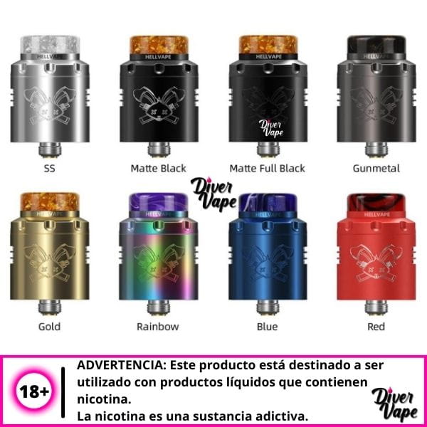 HellVape Dead Rabbit 3 RDA - Divervape Vapers Bogotá