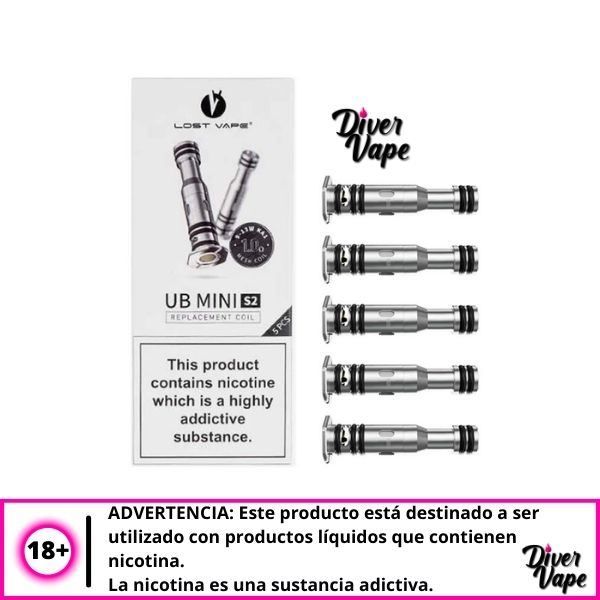 Lost Vape UB Mini Resistencia – Divervape Tienda de Vapeo | Vapers