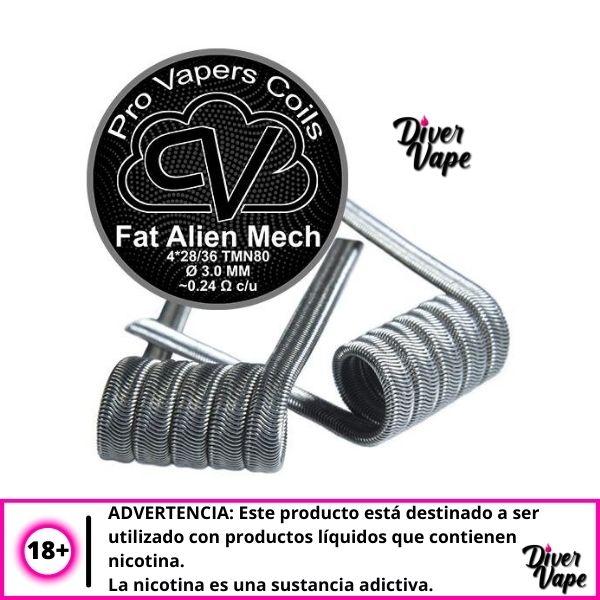 Fat Alien Mesh Coil Artesanal - Divervape Tienda de Vapeo | Vapers