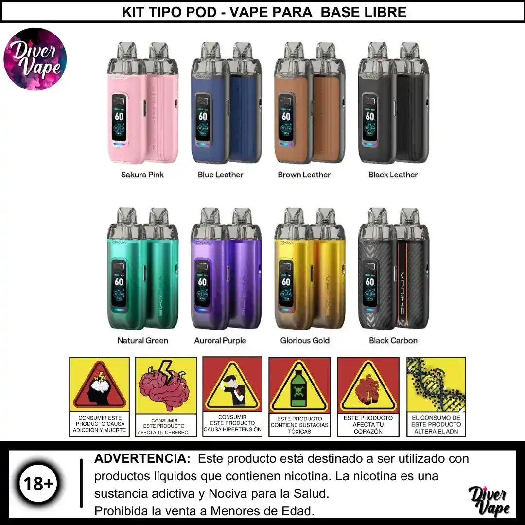 OXVA Vprime Pod Kit - Divervape Tienda de Vapeo | Vapers